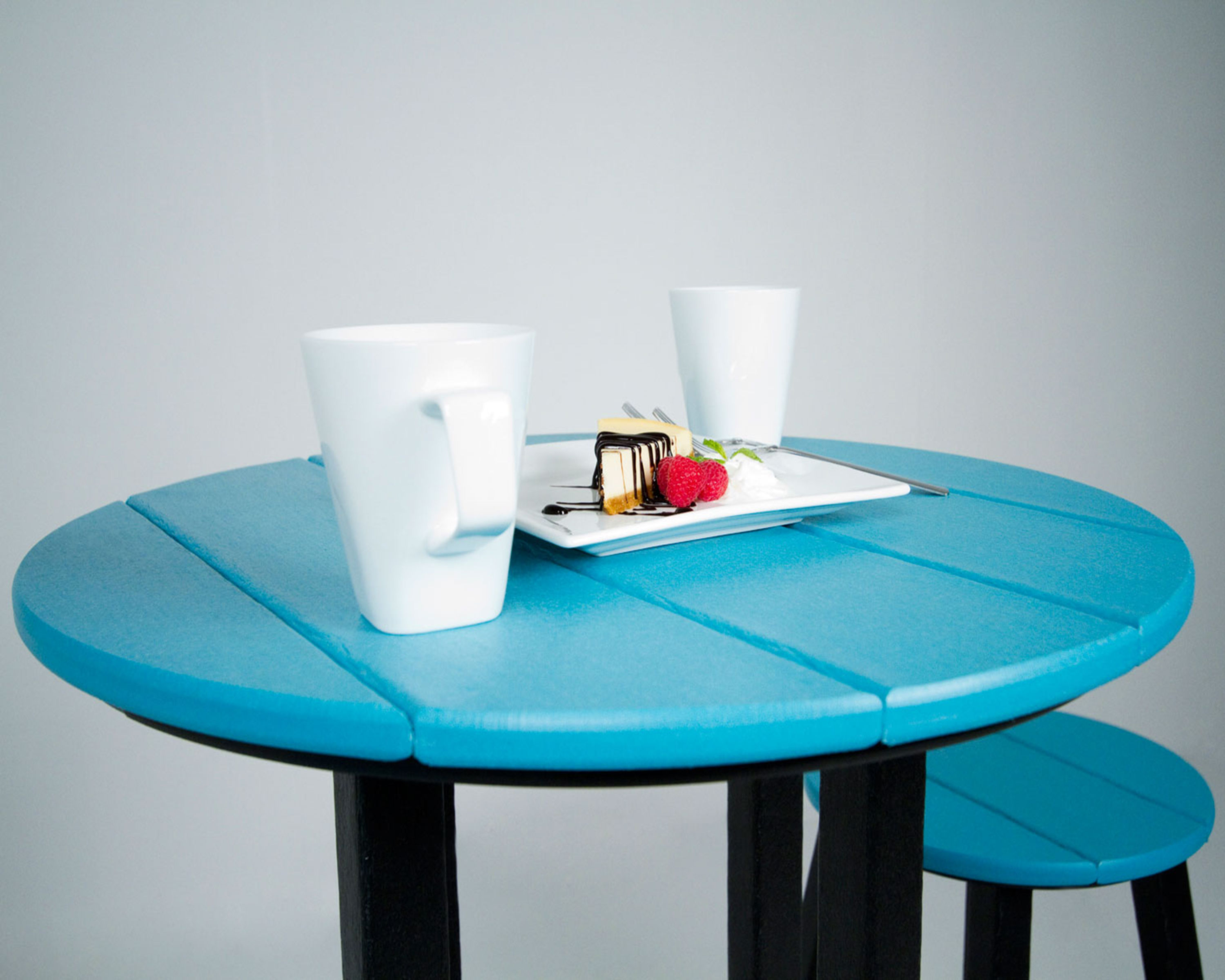 POLYWOOD Contempo 24 Round Bar Table RBT224 POLYWOOD Official Store