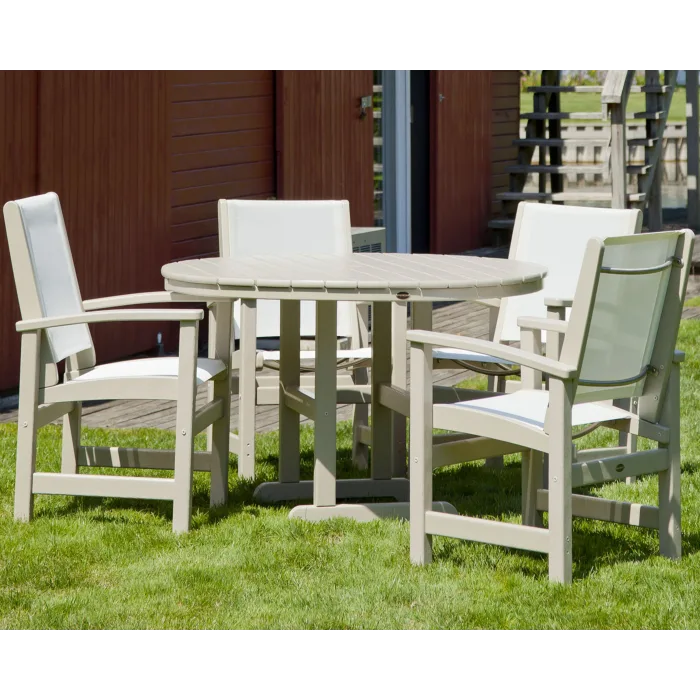 Polywood round table and chairs store